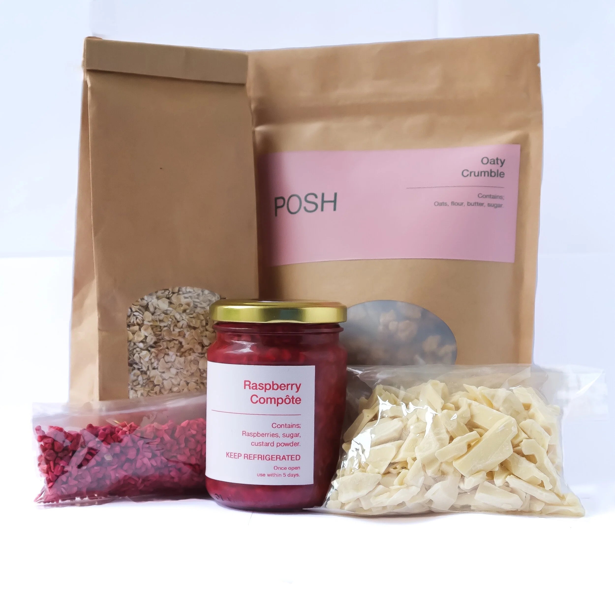 Porridge Pack: Raspberry & White Chocolate – Posh Porridge